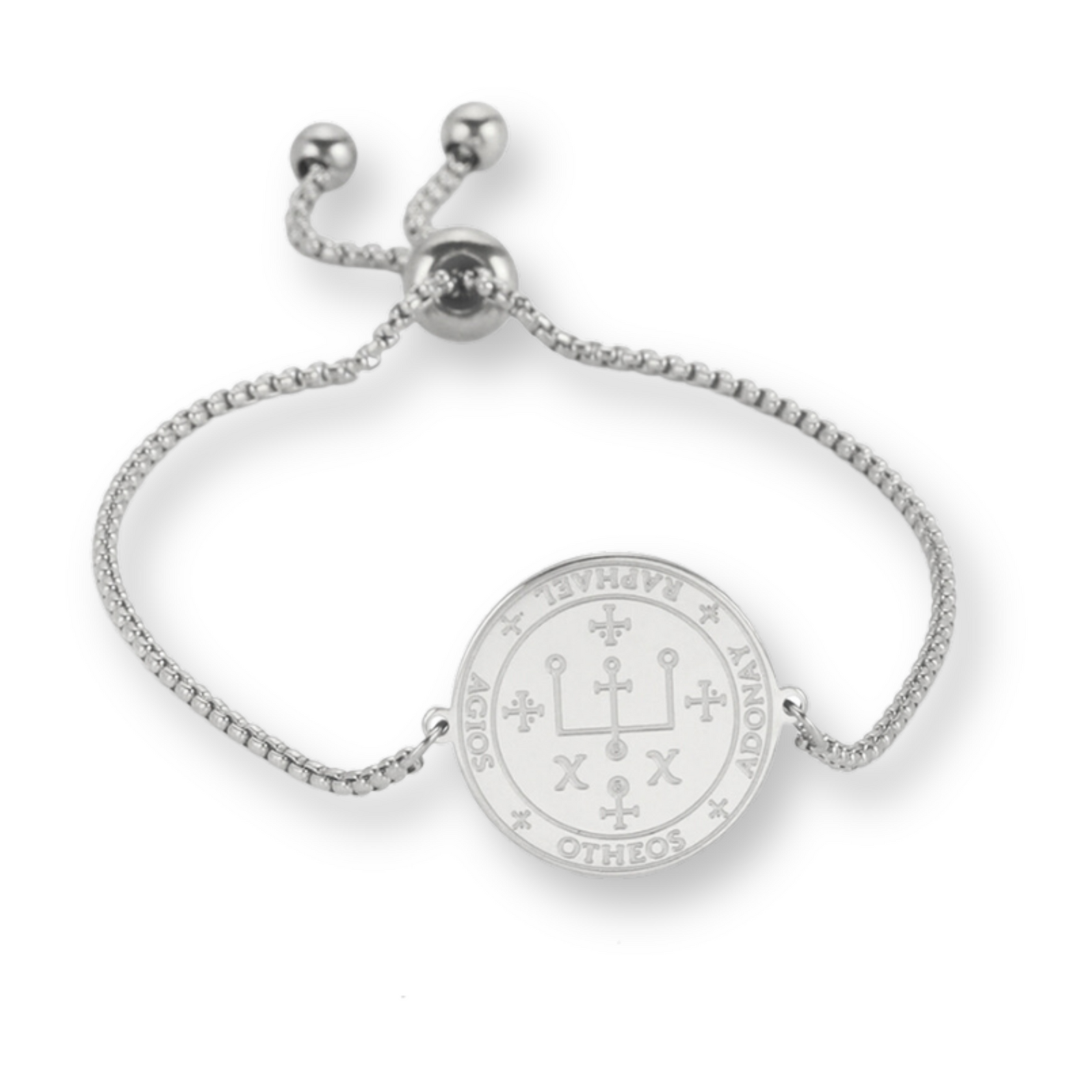 Seal of Archangel Michael & Raphael Charm Bracelet | Apollo Tarot Shop