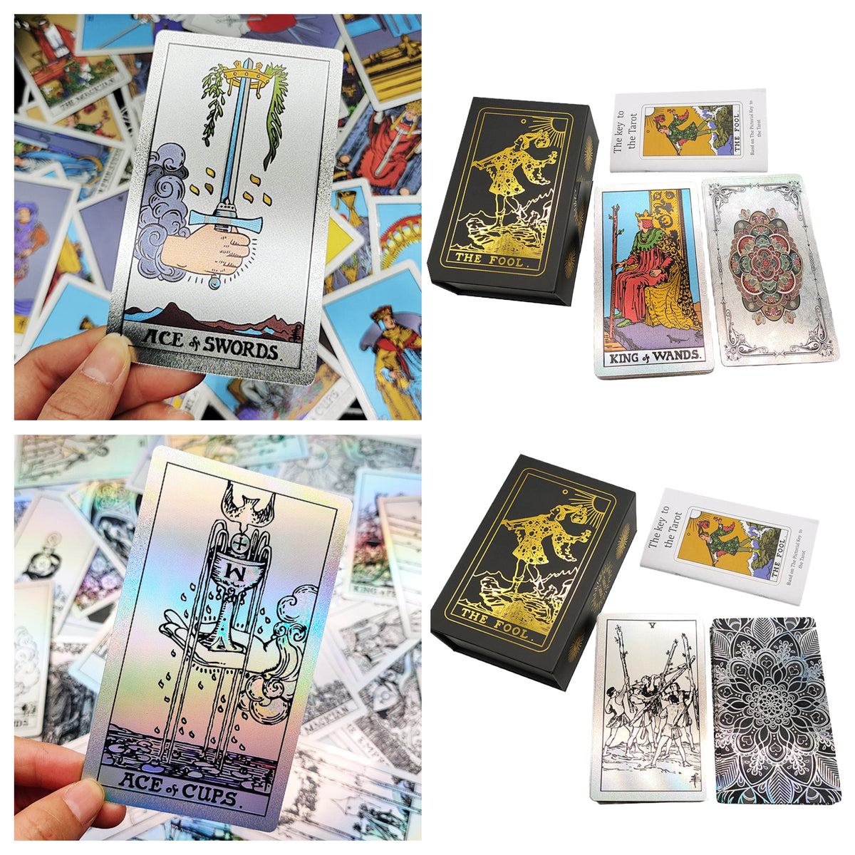 Silver Foil Tarot Deck | Apollo Tarot Shop